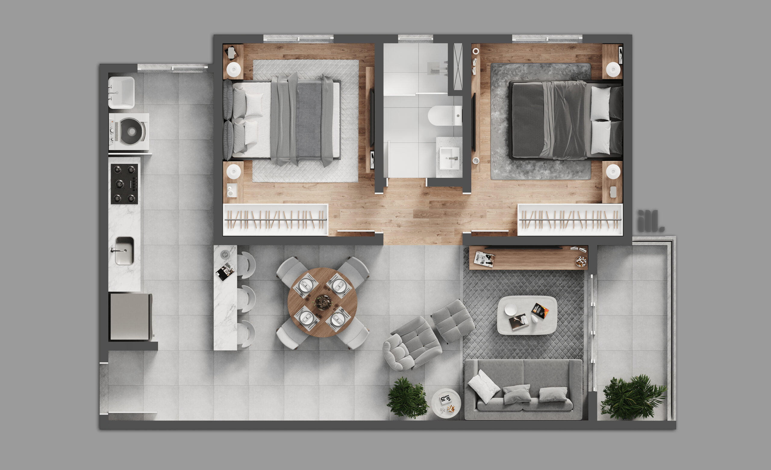 2D and 3D Floor Plans Services - 3d House Blueprints - 3D House Plans