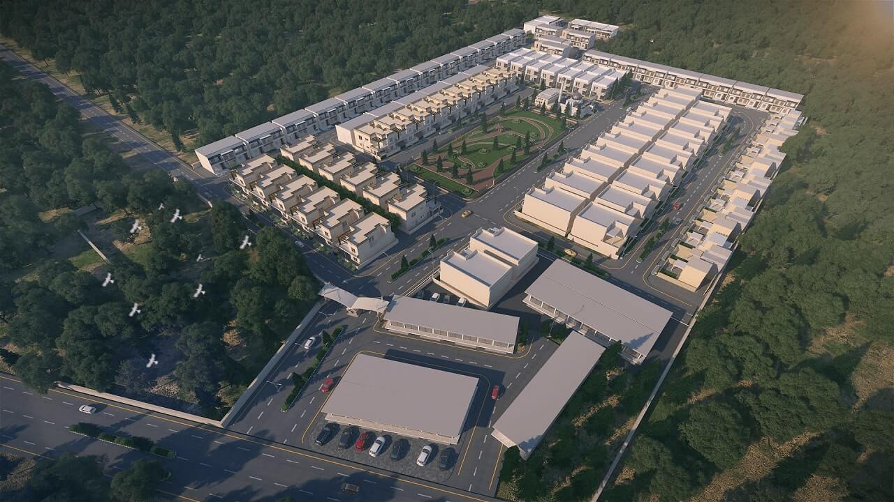 Aerial Views and Site Context: 3D Rendering for Master Planning